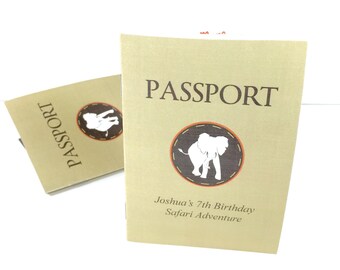 Passport party favor | Etsy