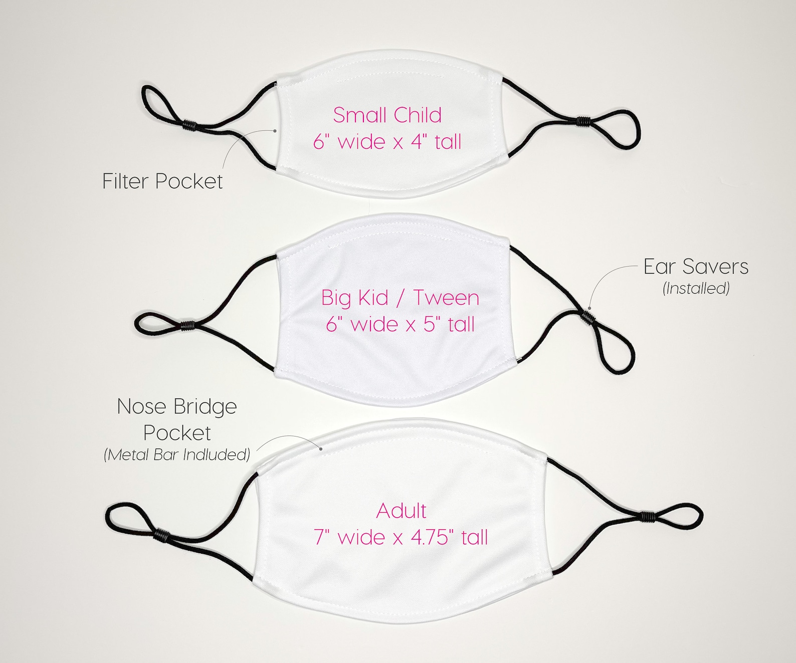 Mrs. Doubtfire 2-layer Soft White Polyester Flat Masks Adult - Etsy