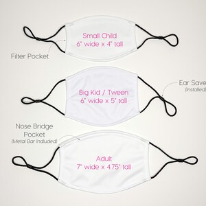 Mrs. Doubtfire 2-layer Soft White Polyester Flat Masks Adult - Etsy