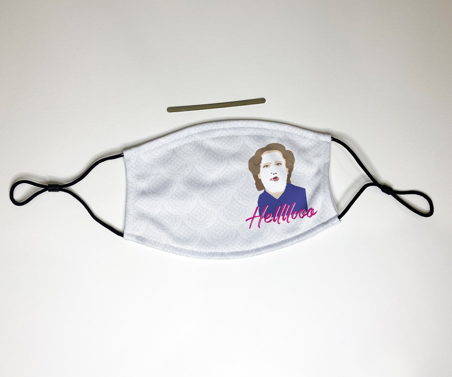 Mrs. Doubtfire 2-layer Soft White Polyester Flat Masks Adult - Etsy