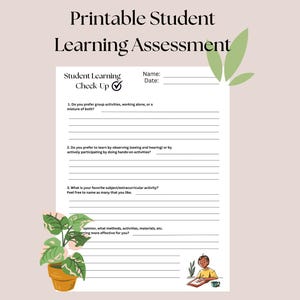 Printable Student Learning Style Worksheet | for Classroom & Homeschool ...