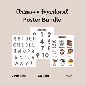 7 Fun Educational Classroom Posters | for Teachers and Homeschoolers ...