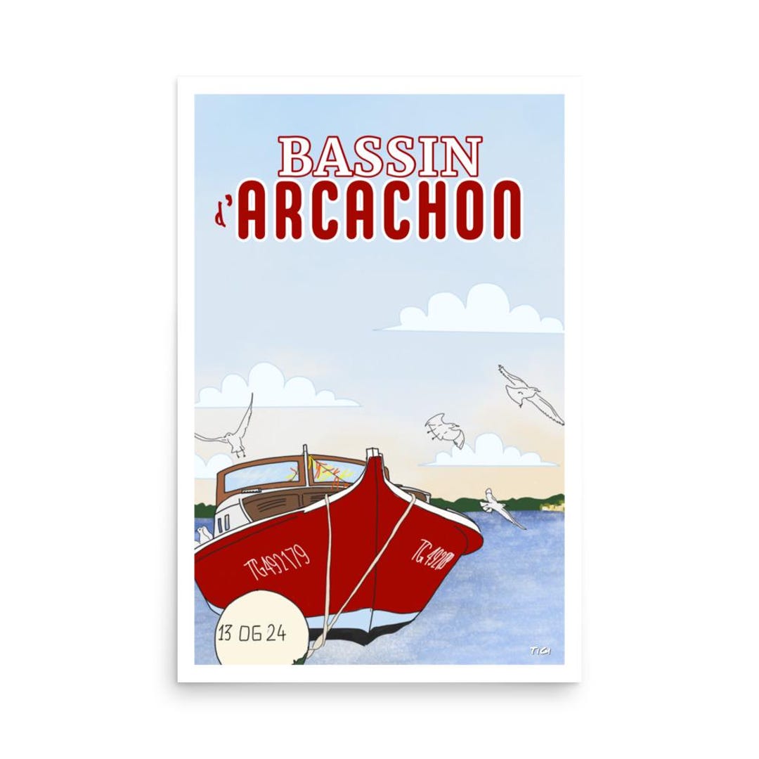 PINASSE Arcachon Bay - Etsy