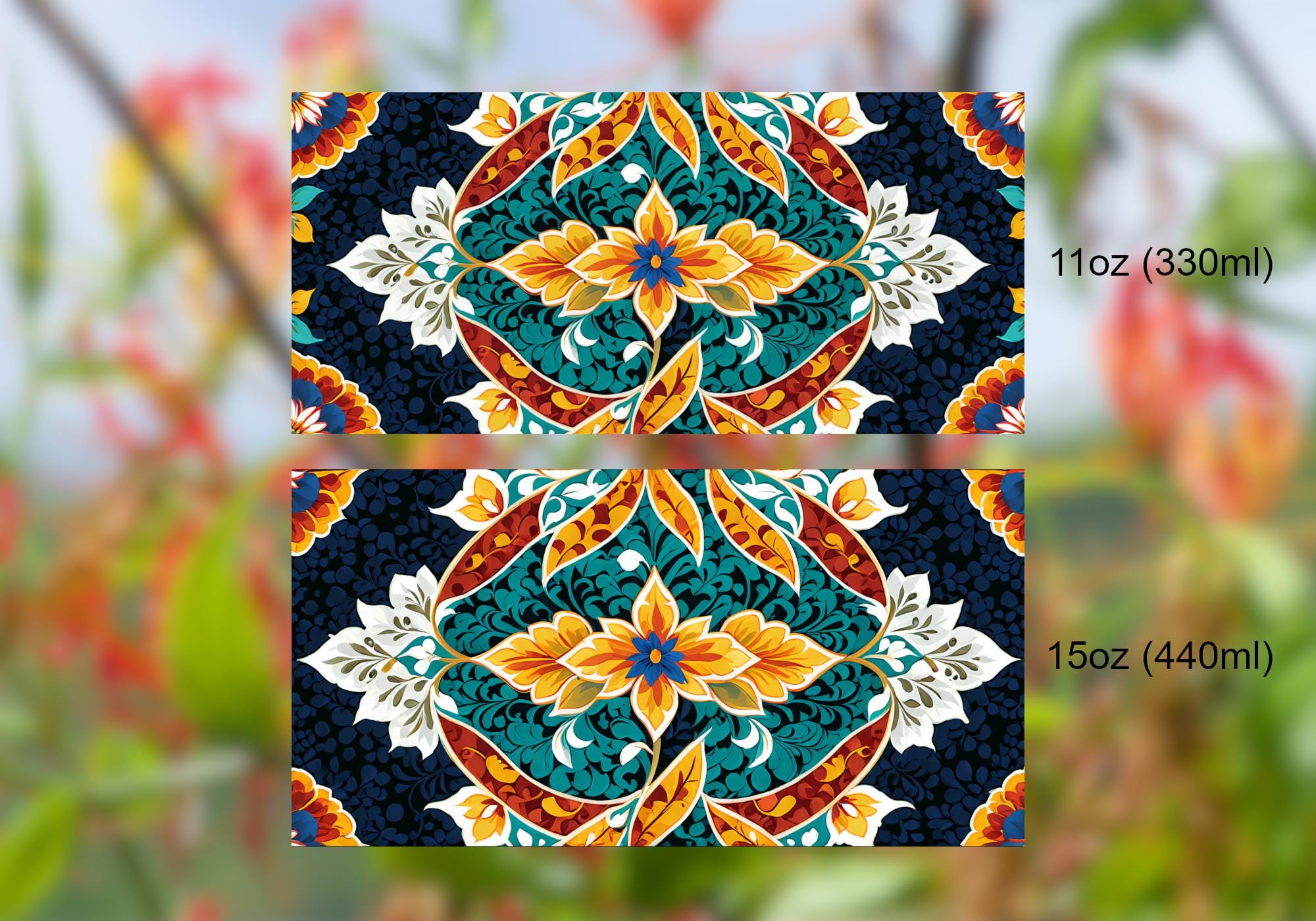 Malaysian Authentic Batik Style Mug Batik Design, Batik Art 11oz, 15oz ...