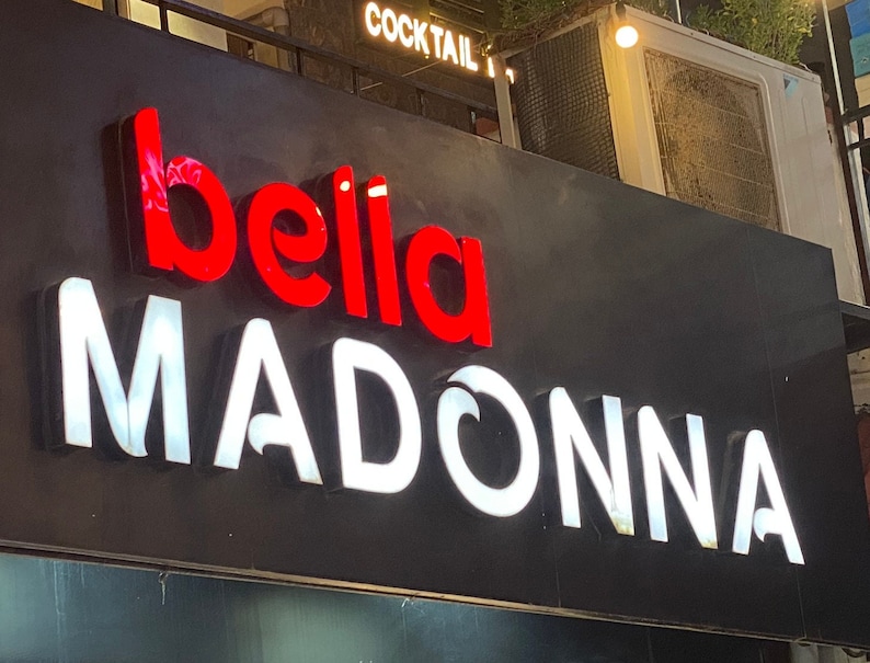 Led Sign Front Lit 3D Led Metal Letters Front Illumination light ...