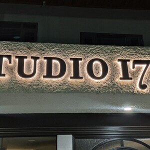 3D Backlit Sign | Led Metal Letters | Halo Lit Sign | Channel Letters ...