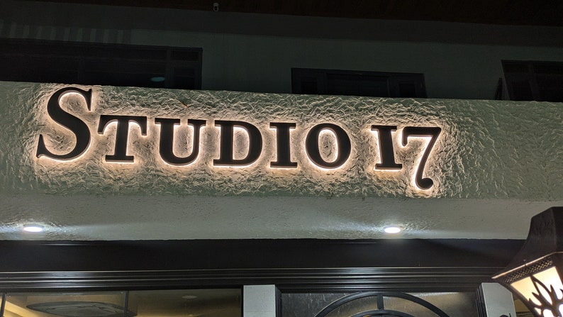 3D Backlit Sign | Led Metal Letters | Halo Lit Sign | Channel Letters ...