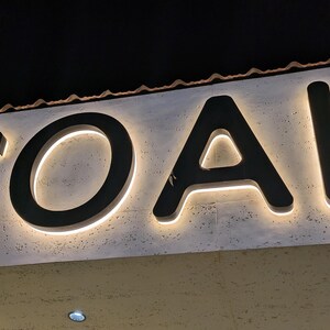 Led Backlit Sign | Led Metal Letters | Halo Lit Sign | Channel Letters ...