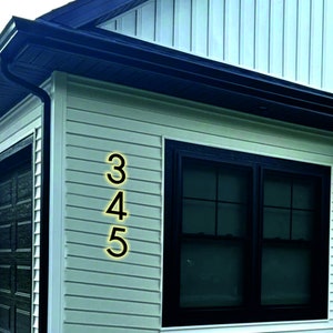 Led House Numbers 3D Metal House Numbers Led Address Sign Address Light ...
