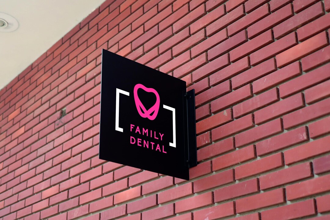 Custom Square Sign | Slim Sign | Double Sided Sign | Outdoor Hanging ...