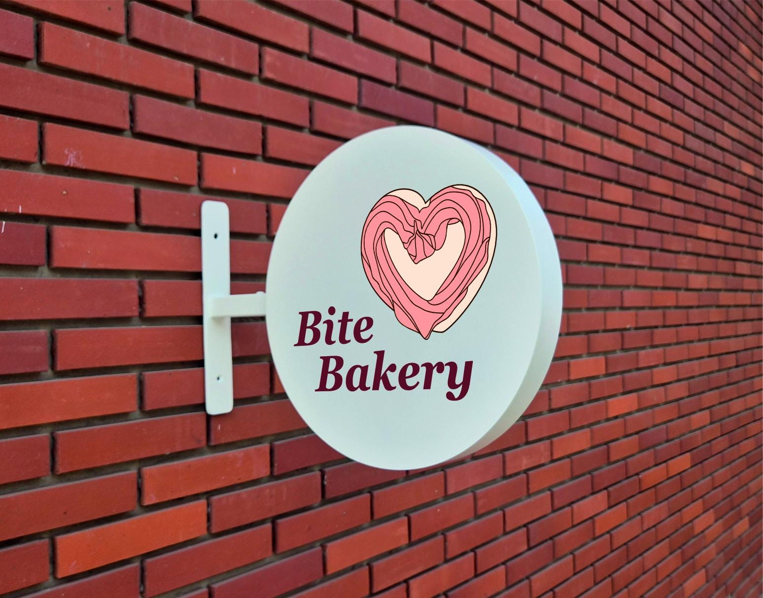 Custom Round Blade Sign | Blade Sign | Double Sided Sign | Outdoor ...