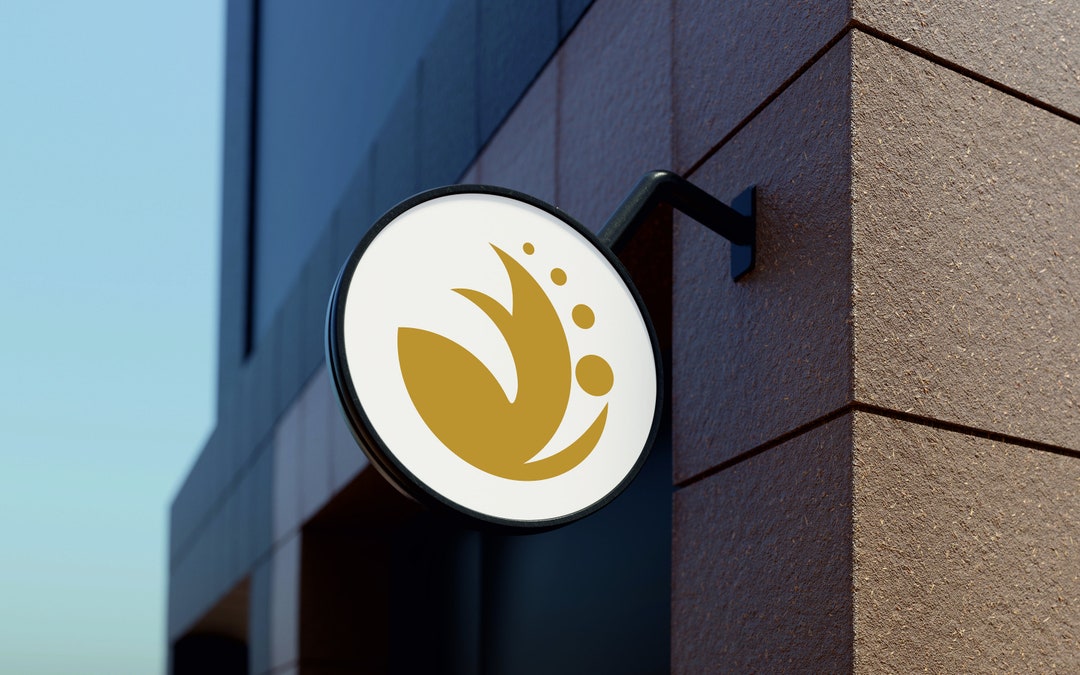 Custom Round LED Light Box Sign: Stainless Steel, Double Sided - Etsy