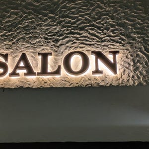 Custom Backlit Metal Business Sign: 3D LED Channel Letters - Etsy