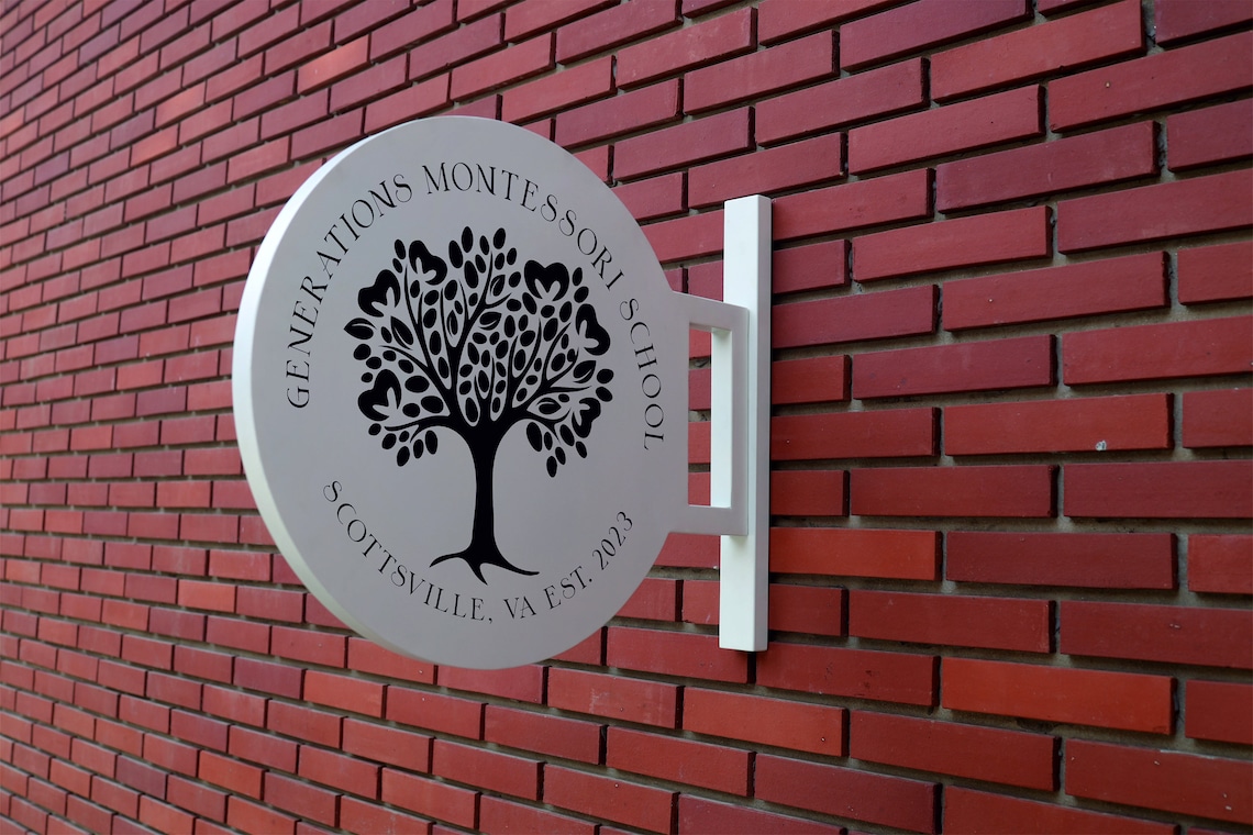 Custom Round Blade Sign | Blade Sign | Double Sided Sign | Outdoor ...