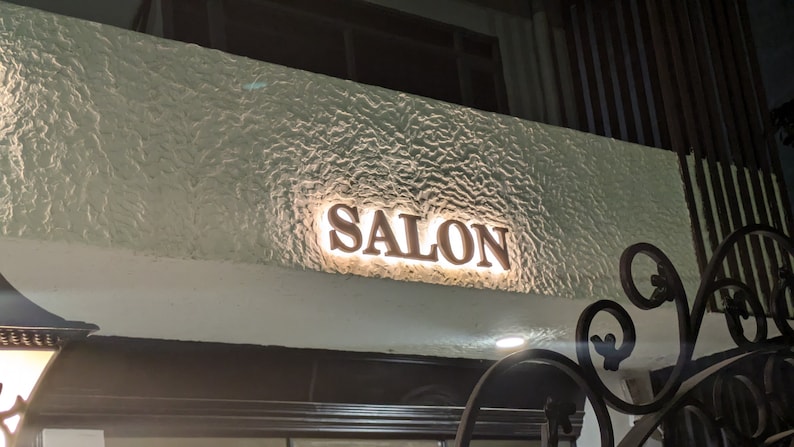 Led Backlit Sign Led Metal Letters Halo Lit Sign Channel Letters ...