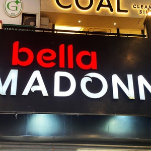 Led Sign Front Lit 3D Led Metal Letters Front Illumination light ...