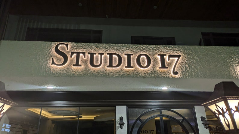 Led Backlit Sign Led Metal Letters Halo Lit Sign Channel Letters business Sign custom Backlit ...