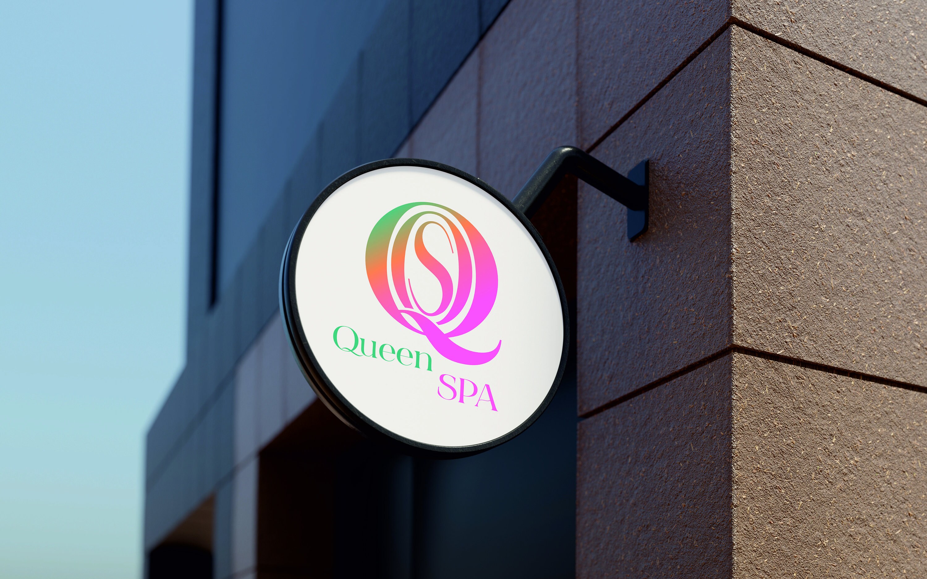 Round Light Sign | Light Box Sign | Double Sided Sign | Outdoor Hanging ...