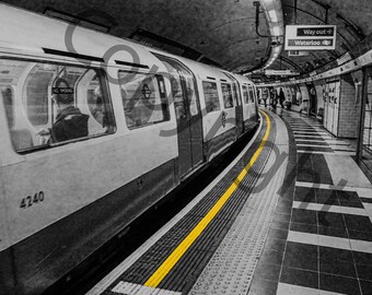 London Underground Station Sign Print - Etsy UK