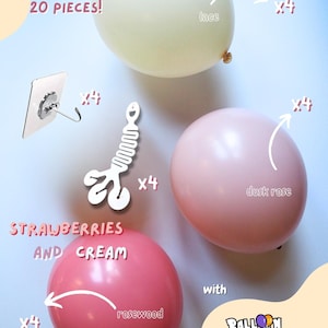 Reusable Balloon Hangers + 12 Rose Balloons - Balloon Decorator ...