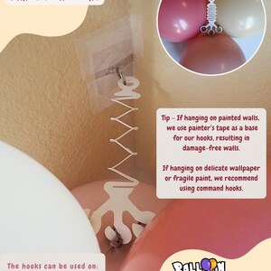 Reusable Balloon Hangers + 12 Rose Balloons - Balloon Decorator ...