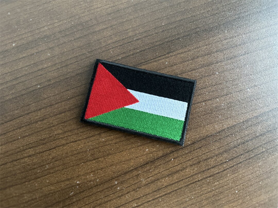 Palestine Flag Embroidered Patch, Palestinian Gaza, Hook and Loop, Iron-on Sew-on Patches - Etsy