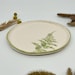 Handmade Ceramic Plate – Fern Leaf Design – Botanical Dinnerware ...