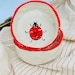 Handmade Ceramic Bowl: Ladybug Design, Whimsical Kitchen Pottery - Etsy