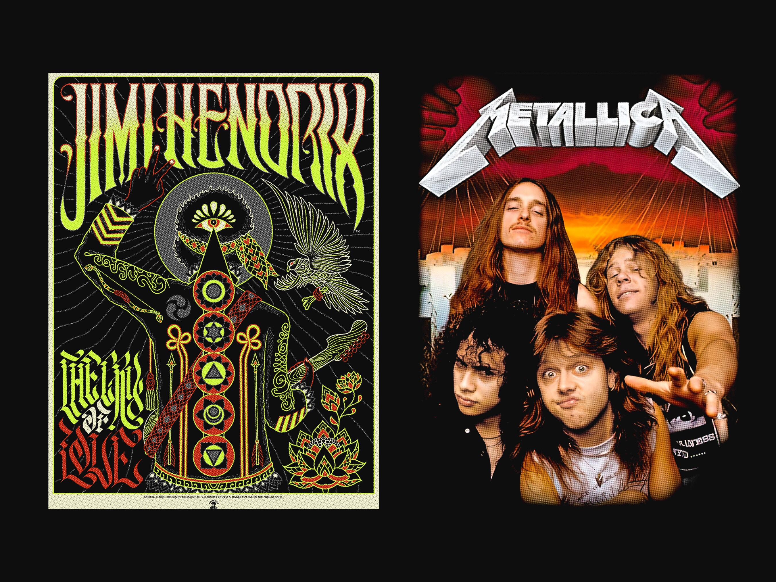 587 High Quality Rock Band Digital Prints Designs | 300 DPI PPI | for T ...