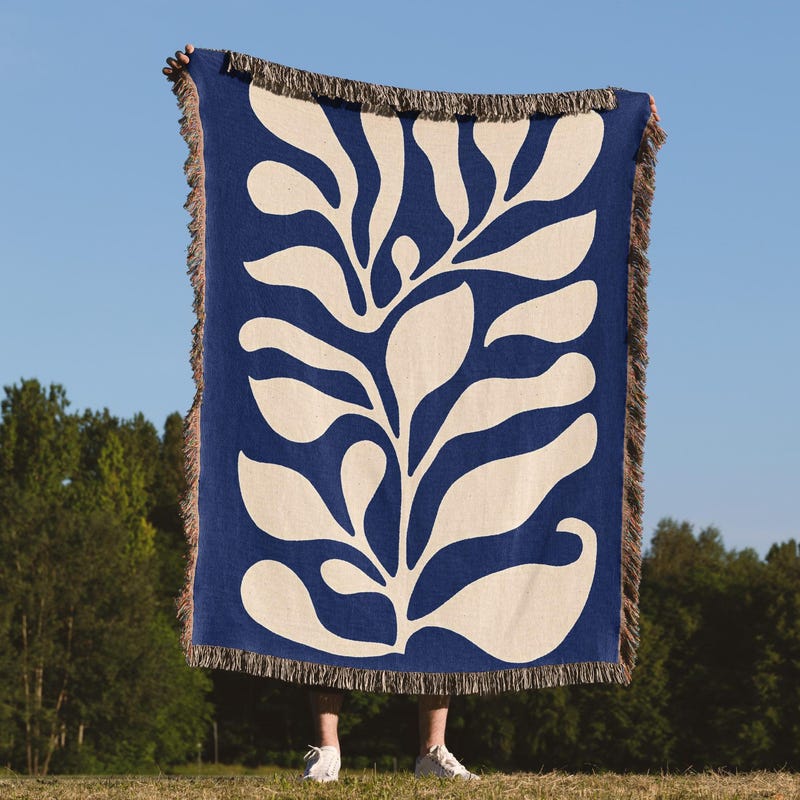 Leaf Throw Blanket - Etsy