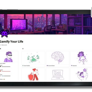 Gamify Your Life Notion Template - Etsy