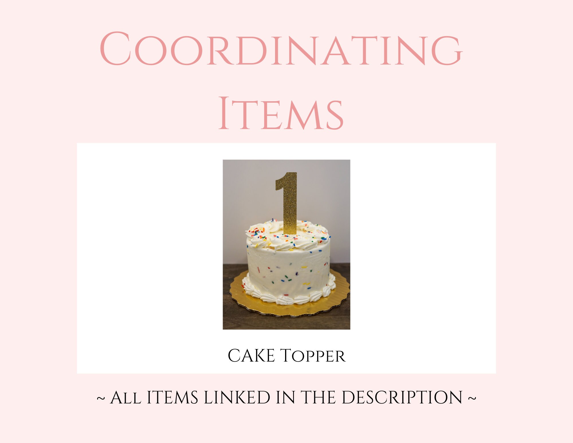 Number 1 Cupcake Toppers, Glitter Number 1 Cupcake Toppers, First ...