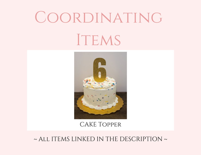 Number 6 Cupcake Toppers, Glitter Number 6 Cupcake Toppers, Sixth ...