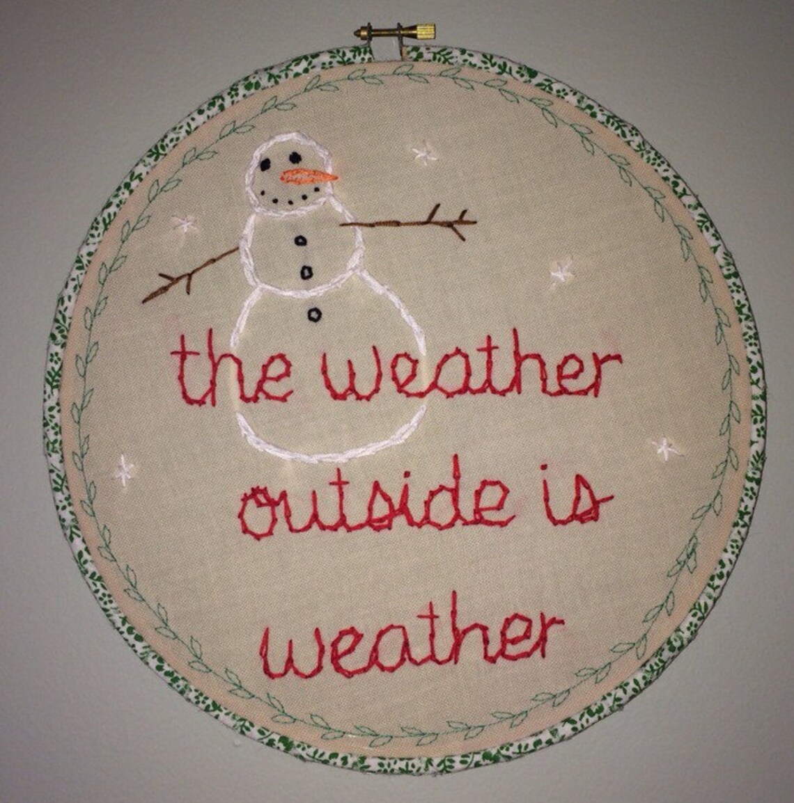 The Weather Outside Is...weather - Etsy