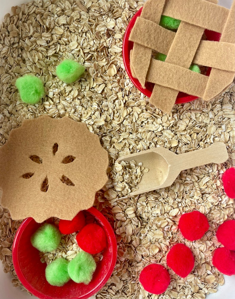 Apple Pie Sensory Kit Toddler Play - Etsy