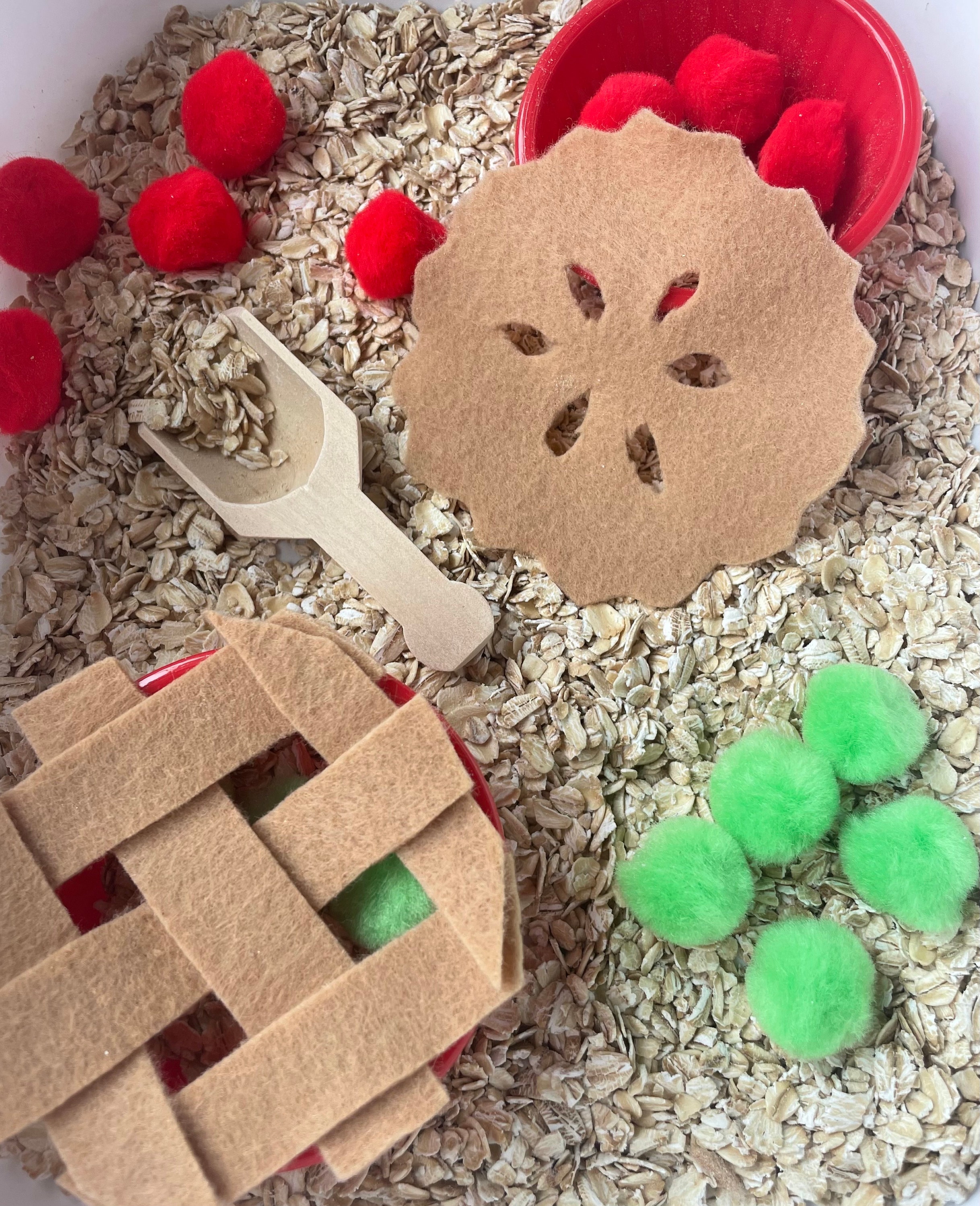 Apple Pie Sensory Kit Toddler Play - Etsy
