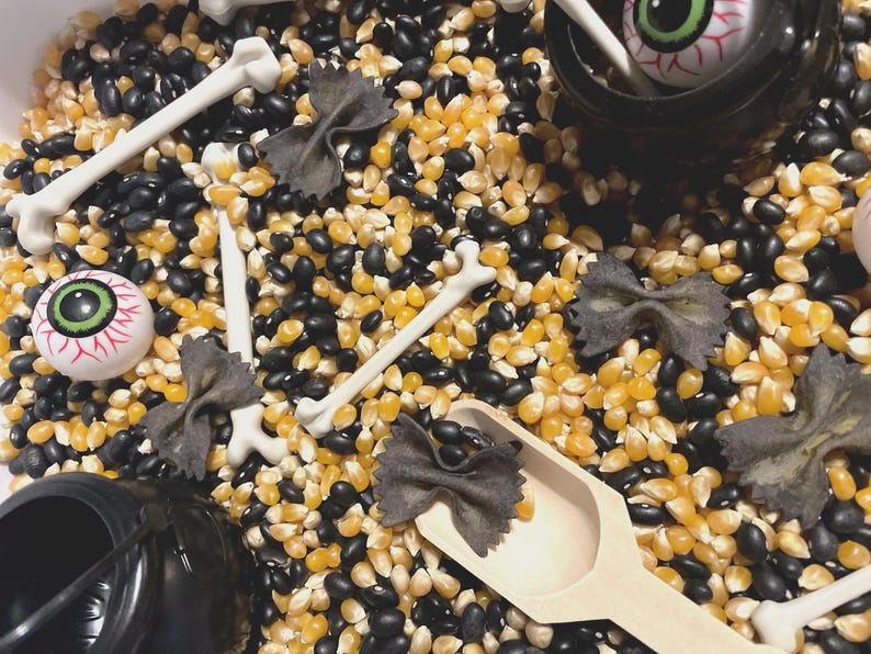 Halloween October Spooky Sensory Kit Toddler Play - Etsy