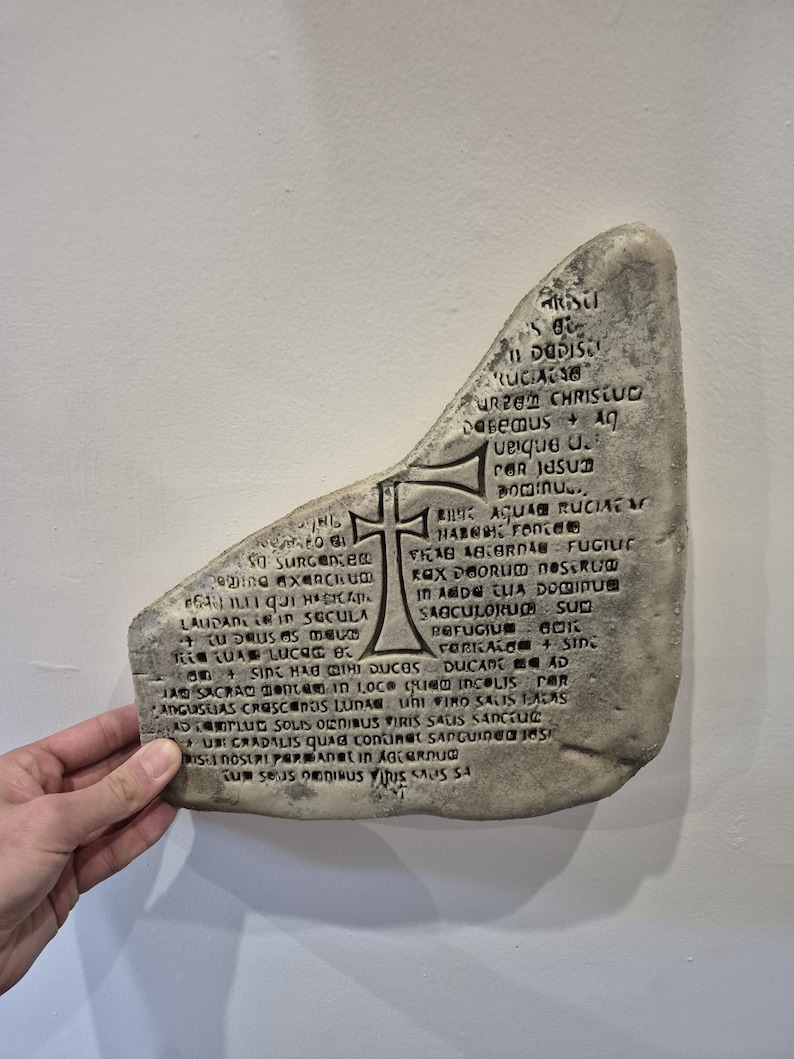 Indiana Grail Tablet Faux Stone Display Art 3 Dimensional Prop - Etsy