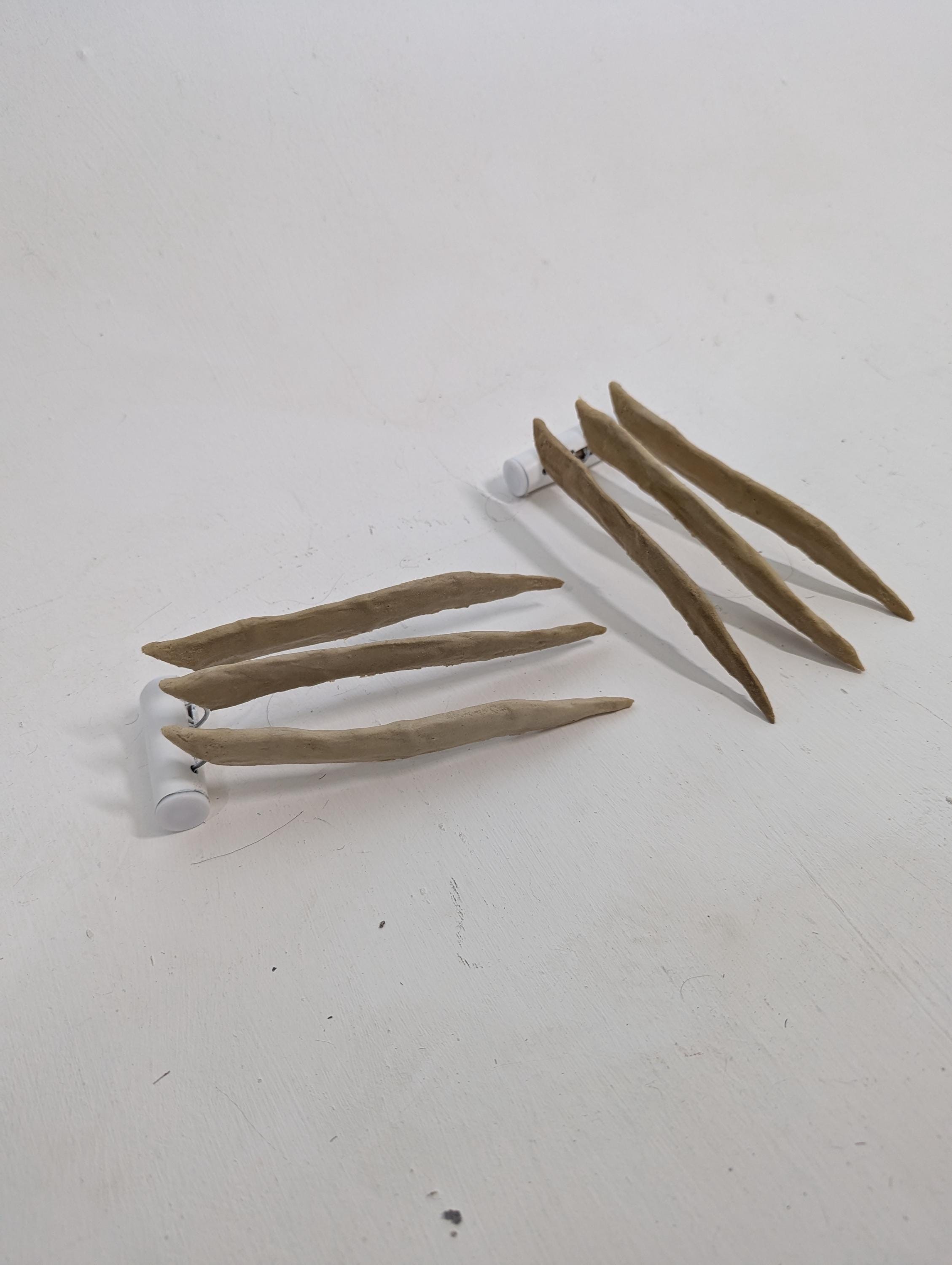 Wolverine Bone Claws Hand Made Comic Convention Safe Rigid Rubber ...