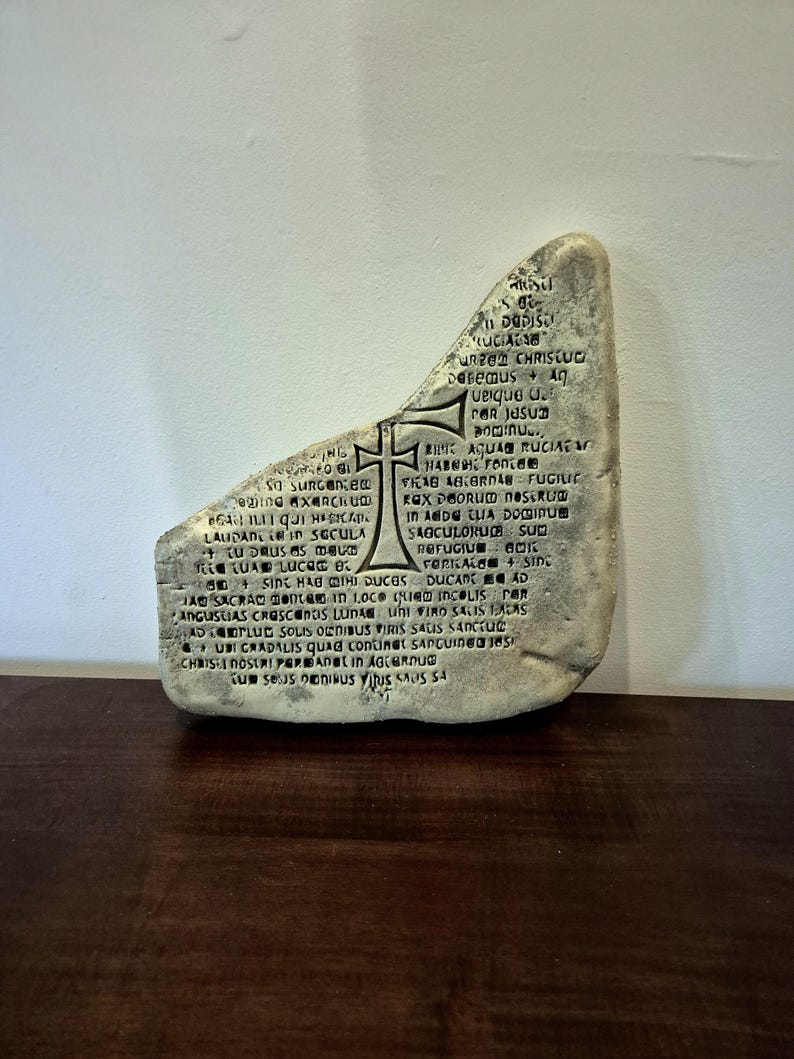 Indiana Grail Tablet Faux Stone Display Art 3 Dimensional Prop - Etsy