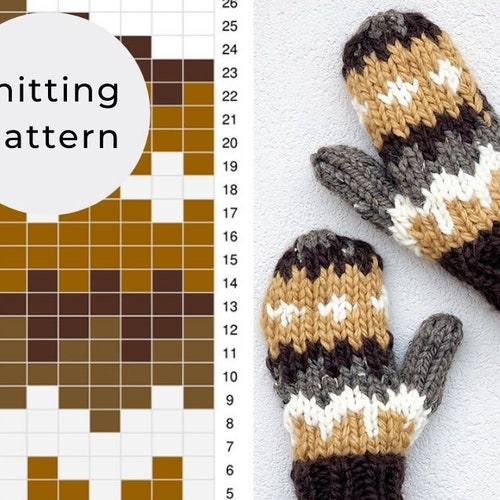 Bernie Mittens Knitting Pattern / Bernie Sanders Mittens / - Etsy