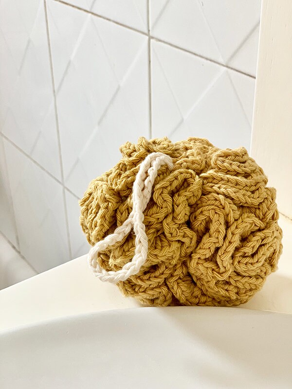 Shower Pouf Crochet Pattern, Crochet Shower Pouf Pattern, Shower Puff ...