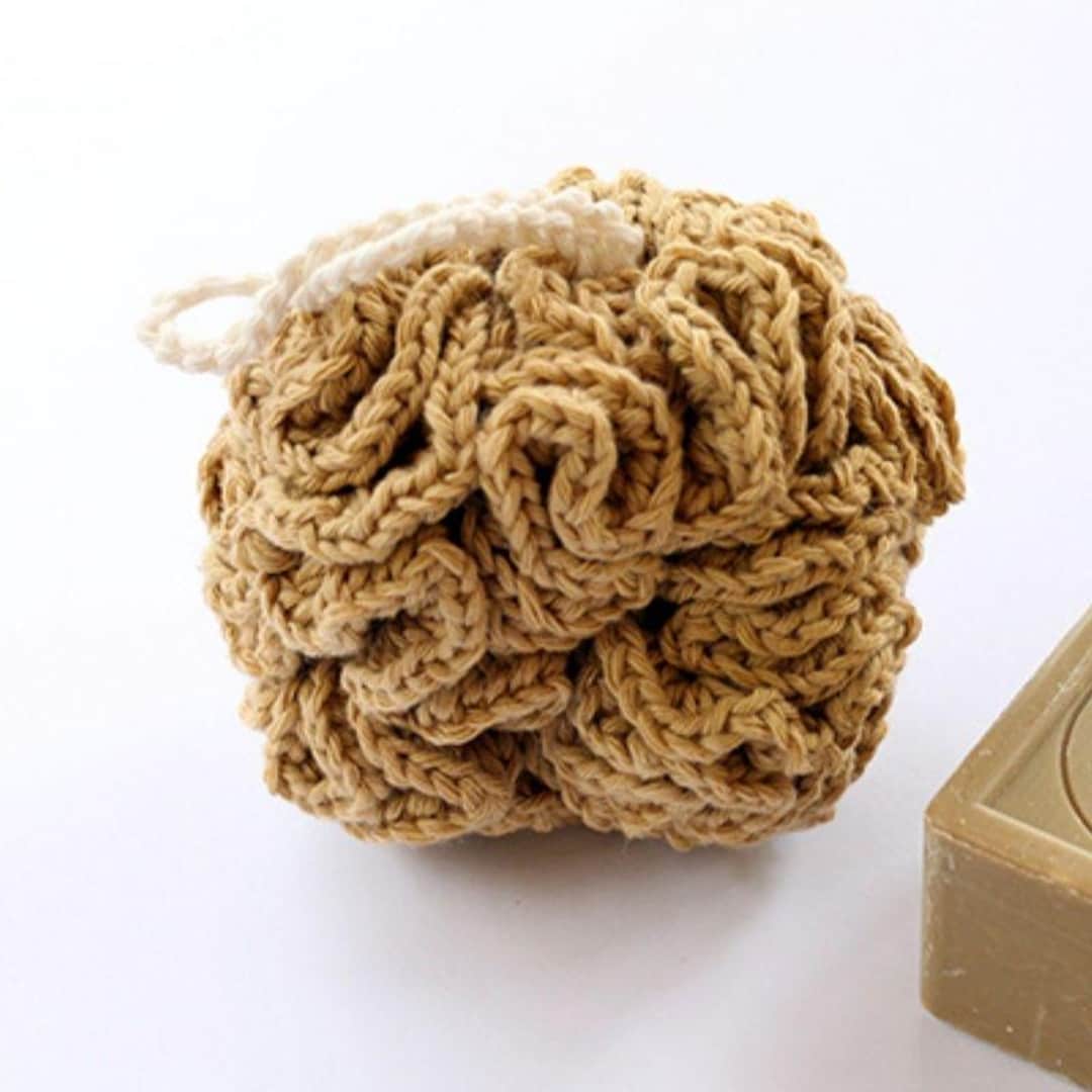 Shower Pouf Crochet Pattern, Crochet Shower Pouf Pattern, Shower Puff ...