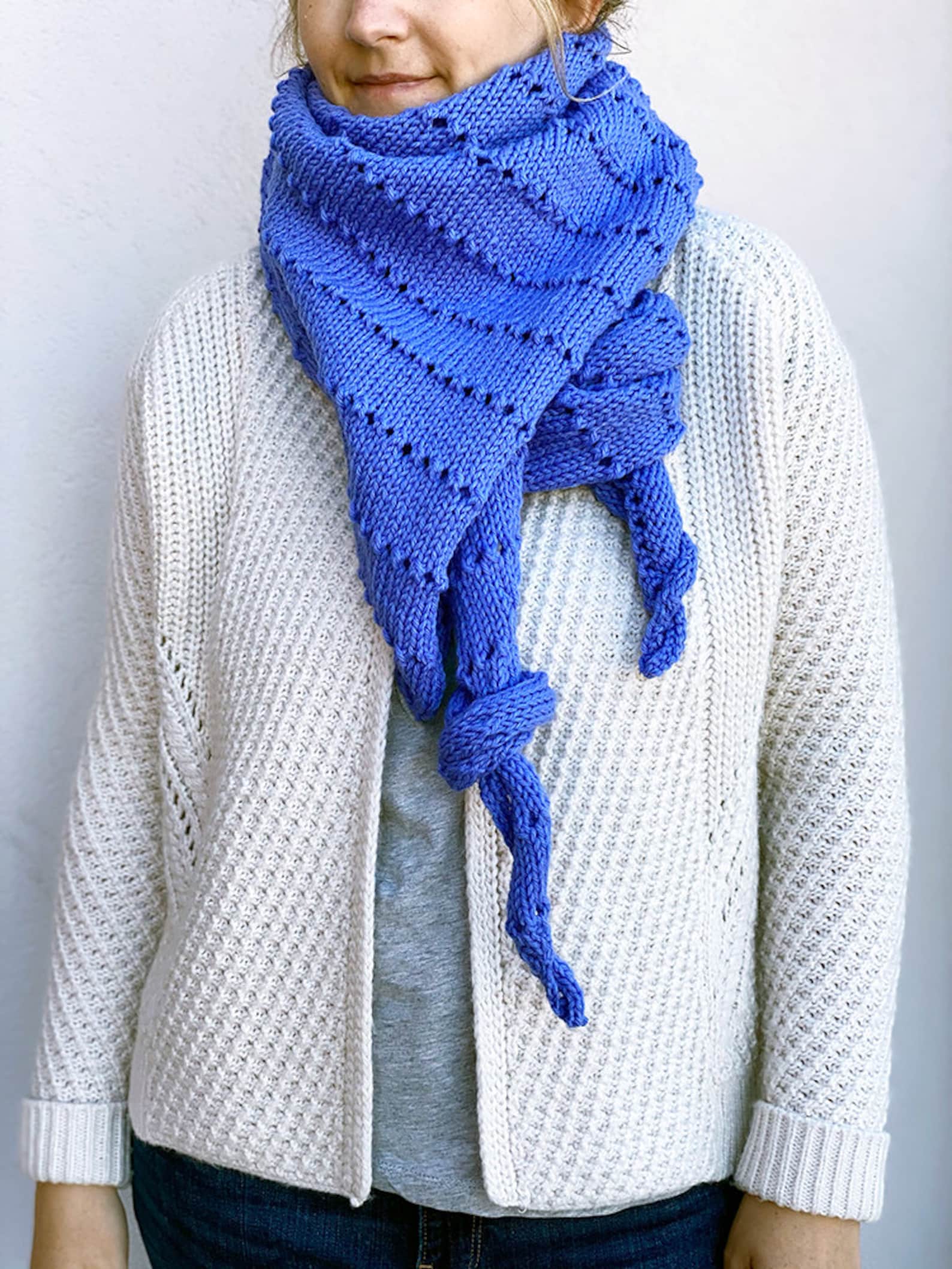 Asymmetrical Shawl Knitting Pattern/shawl Pattern/shawl | Etsy