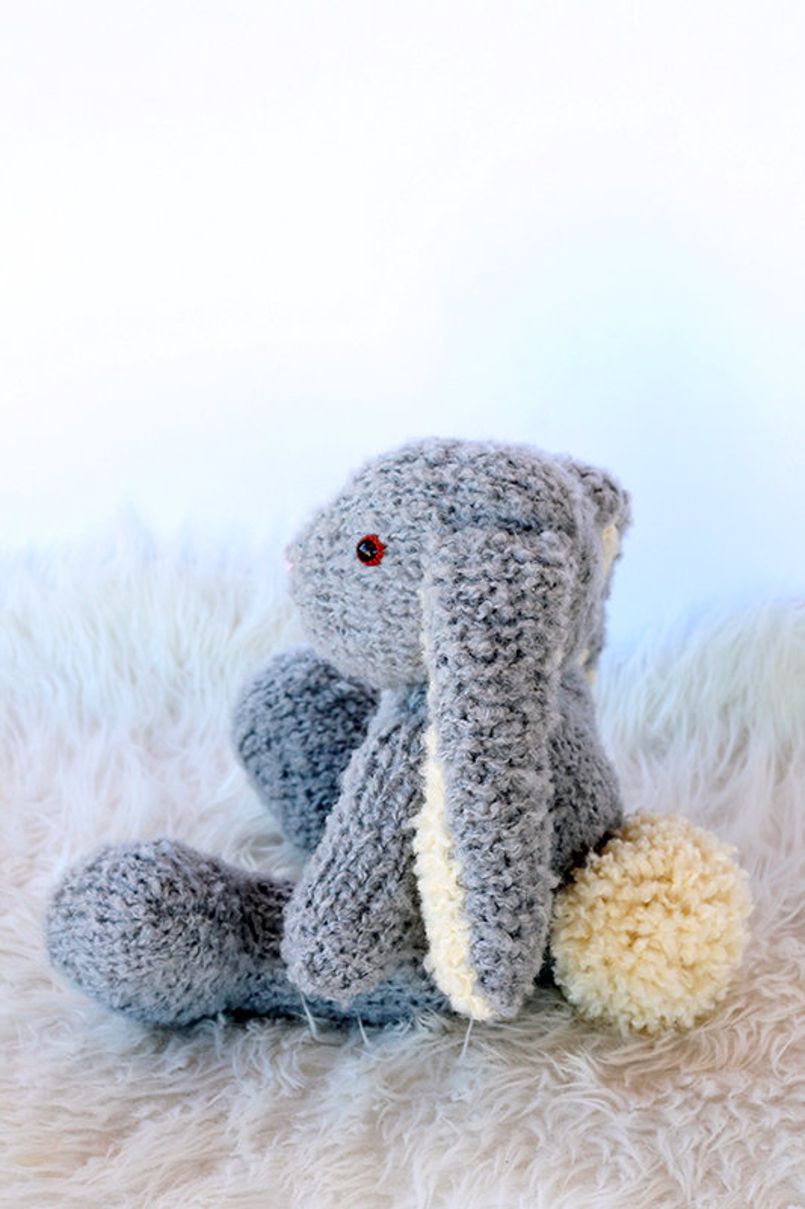 Bunny Toy Pattern Floppy Bunny Knitting Pattern Bunny Softie - Etsy