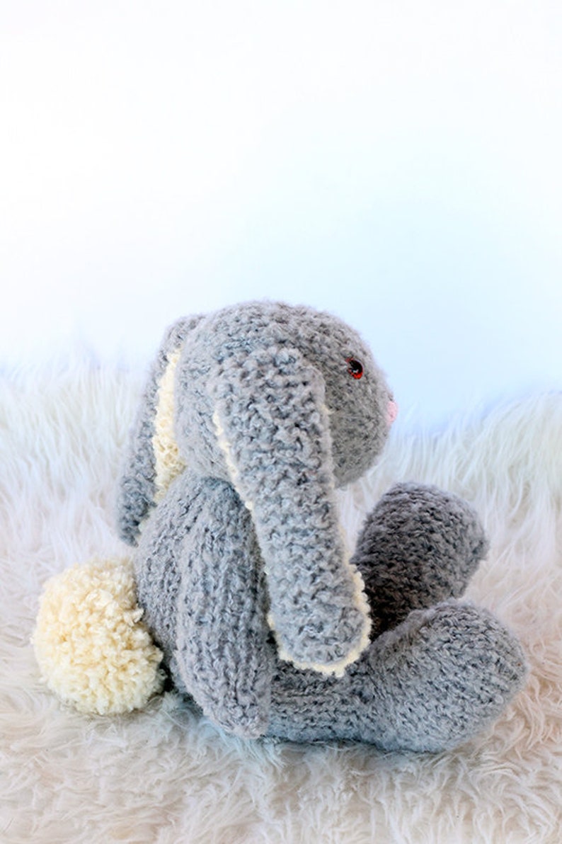 Bunny Toy Pattern Floppy Bunny Knitting Pattern Bunny Softie - Etsy