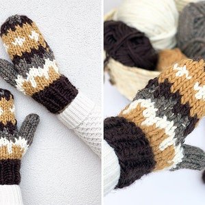 Bernie Mittens Knitting Pattern / Bernie Sanders Mittens / Mittens ...