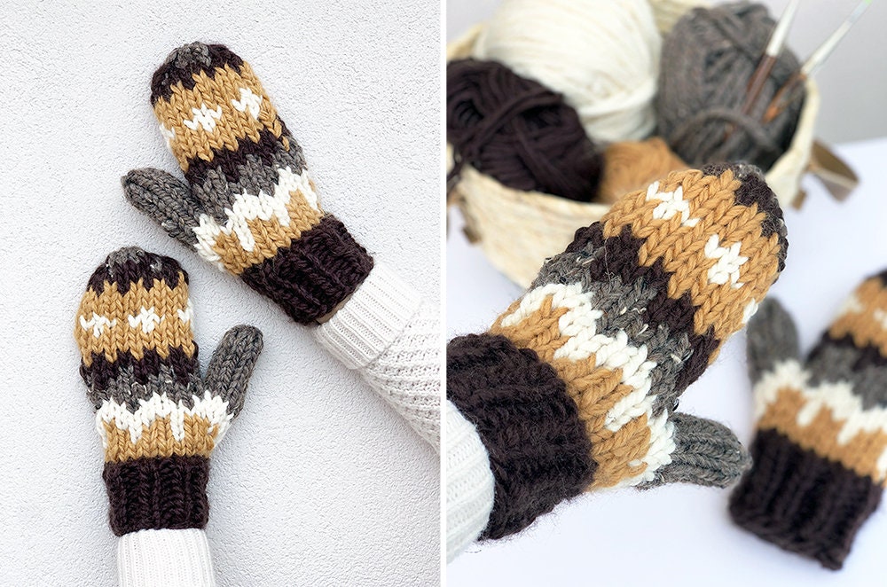 Bernie Mittens Knitting Pattern / Bernie Sanders Mittens / | Etsy