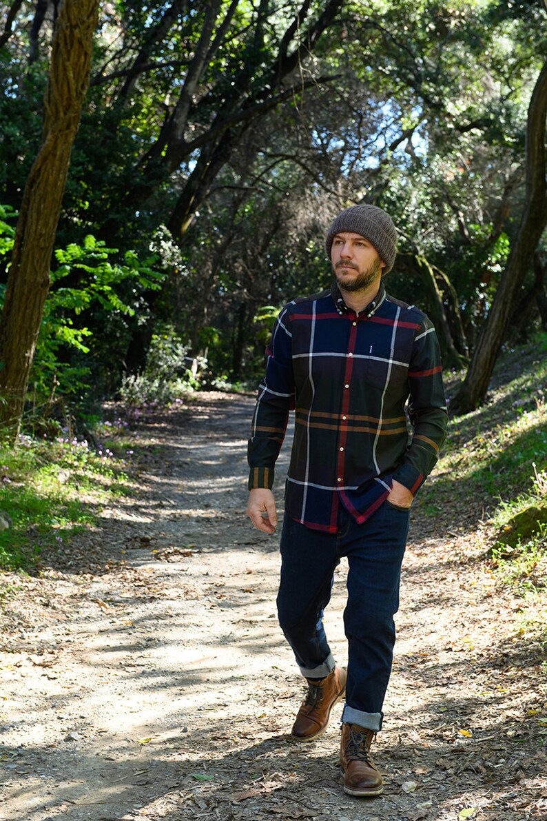 Ribbed Beanie Knitting Pattern / Mariner Hat Pattern / Men's Hat ...