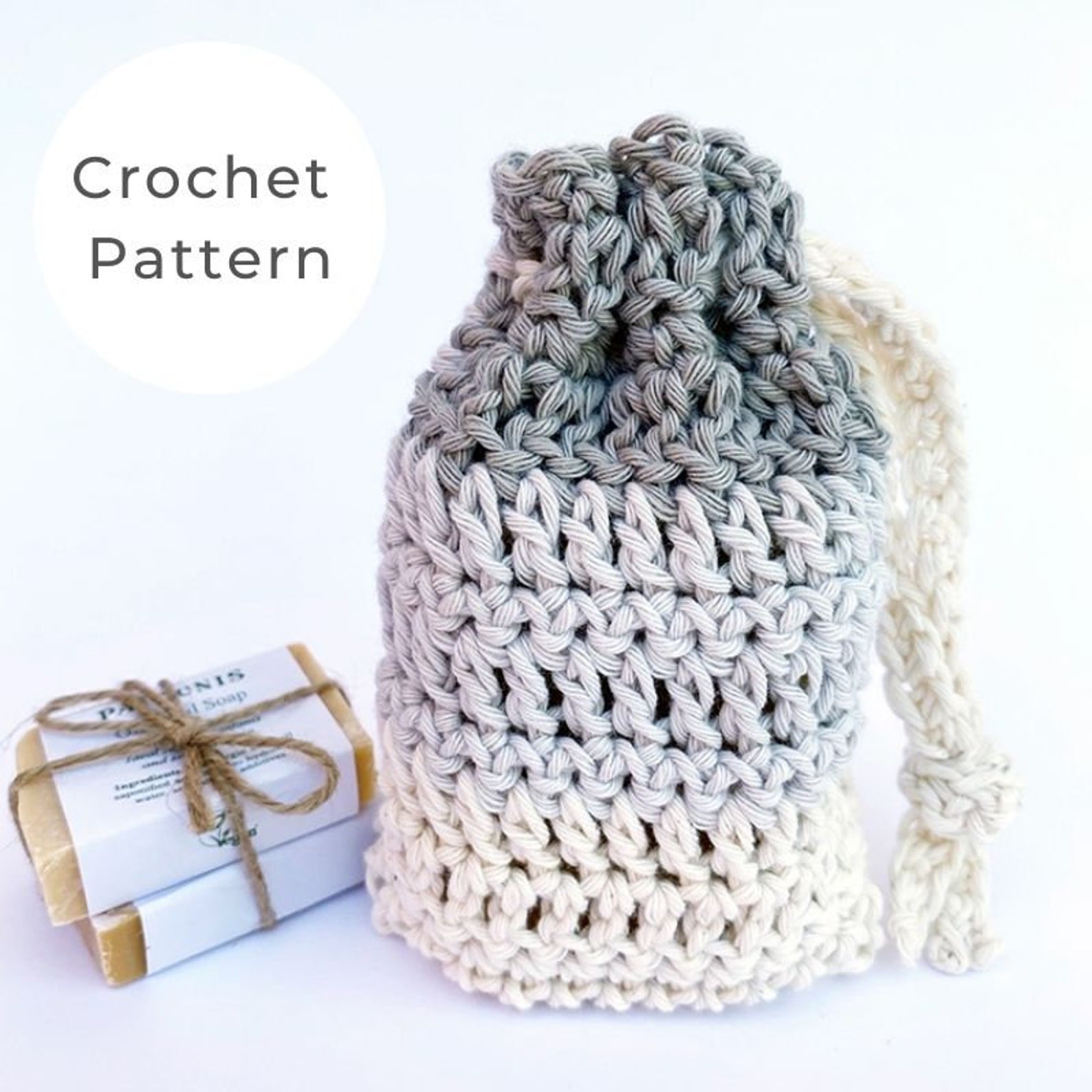 Soap Bag Crochet Pattern Crochet Soap Saver Pattern Soap | Etsy